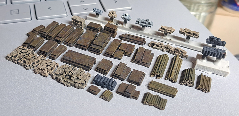 1/700 harbor / dock accessories set - The Ship Model Forum