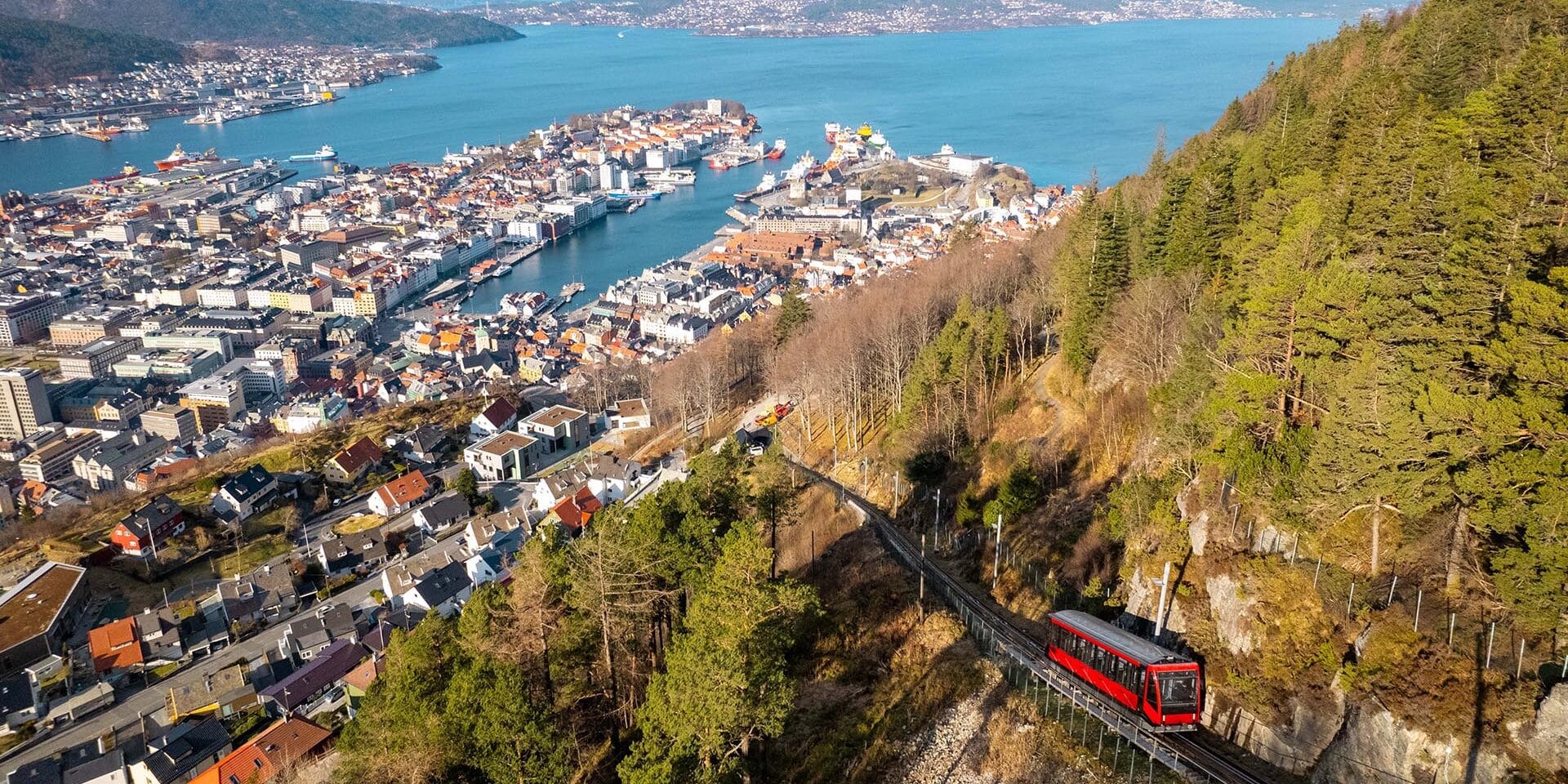 Funicular railroad Floibanen Norway - Doppelmayr Group