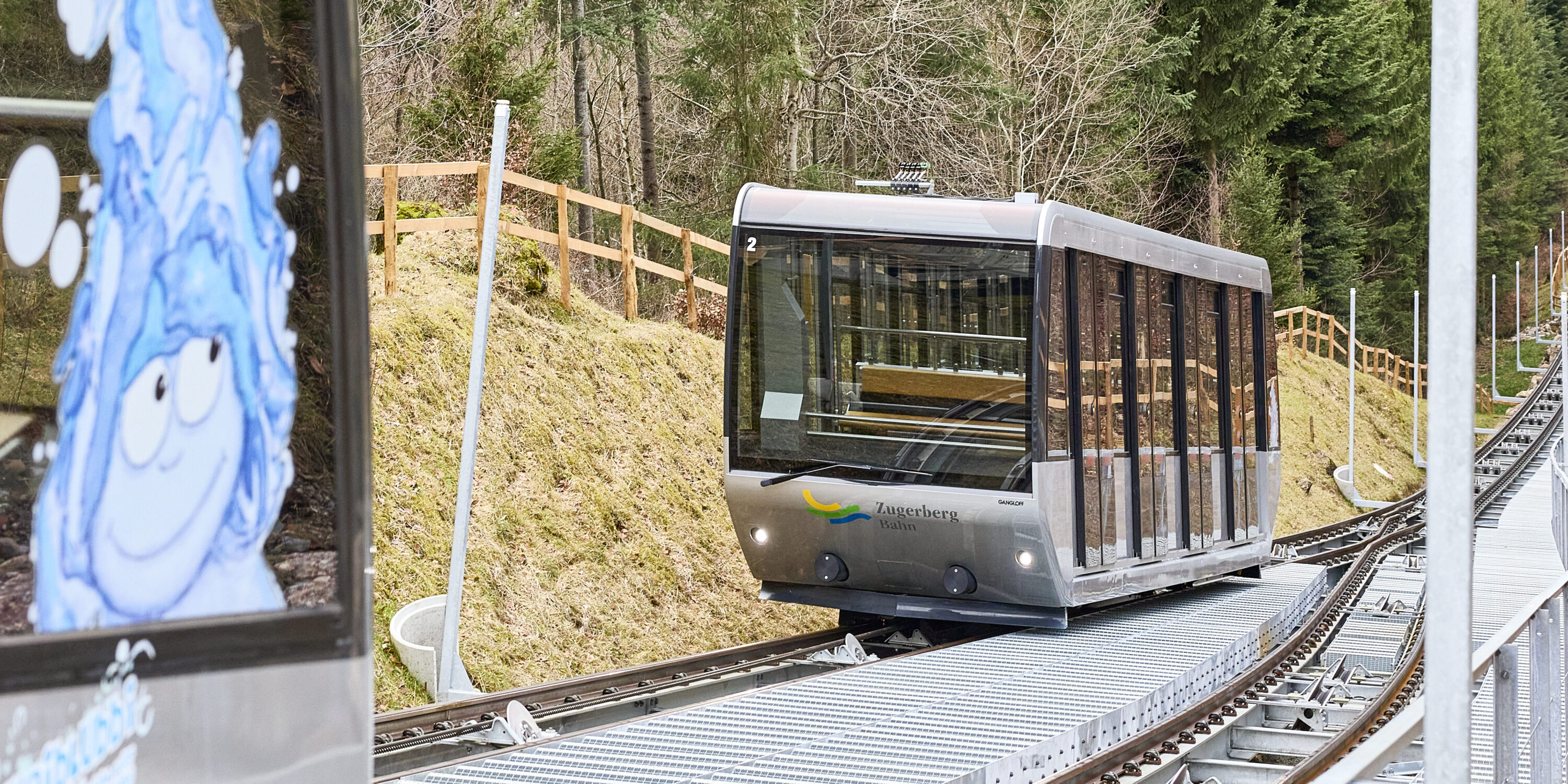 Zugerberg Bahn naturschonend erneuert - Doppelmayr Gruppe