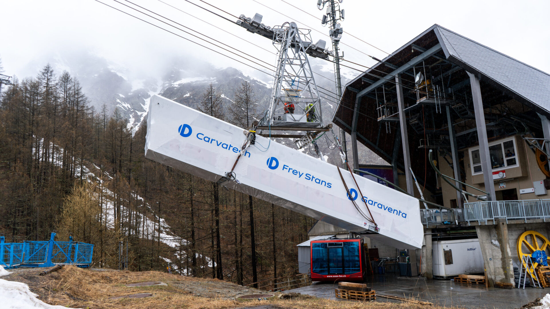 Modernization of two ropeway installations in Saas-Fee - Doppelmayr Group