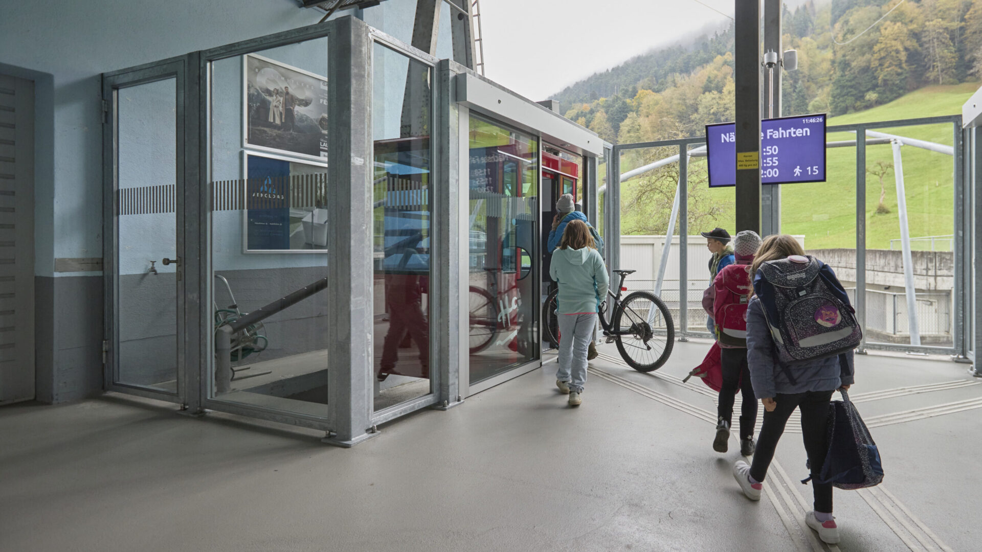 Accessibility and automation for the Schattdorf-Haldi aerial tramway - Doppelmayr Group